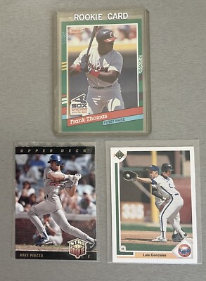 1991 Frank Thomas Donruss Rookie Error Misprint Card +Other Bonus ...