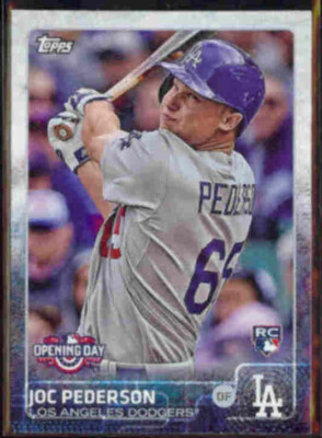 JOC PEDERSON 2015 Topps Rookie #193. DODGERS | eBay