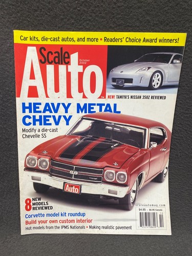 Scale Auto Magazine 2002 October No.3 Model Car Enthusiast Chevelle SS ...
