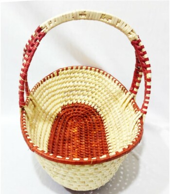 Palmyra Natural Handmade Vegetable Fruit Basket Storage Home Kitchen ...