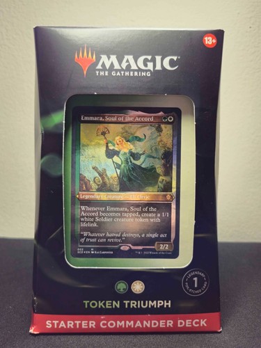 Magic the Gathering - Starter Commander Deck - Token Triumph - New ...