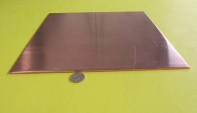 110 Copper Sheet H02 .125" Thick x 12.0" Wide x 12.0" Length | eBay