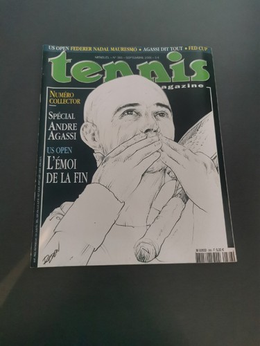 Tennis Magazine André Agassi Fin De Carrière 2006,106 Pages,Avec Poster ...