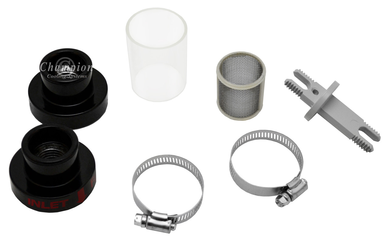 Discount Champion Black In-Line Coolant Filter for 1 3/4" hose | eBay