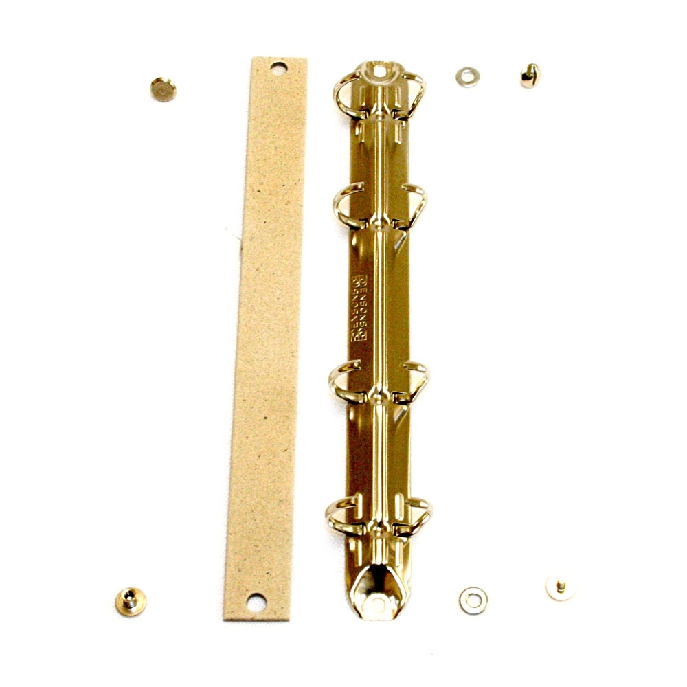 DIY Binder Fix Kit With Tools Included Ring Kit - Gold Personal Size ...