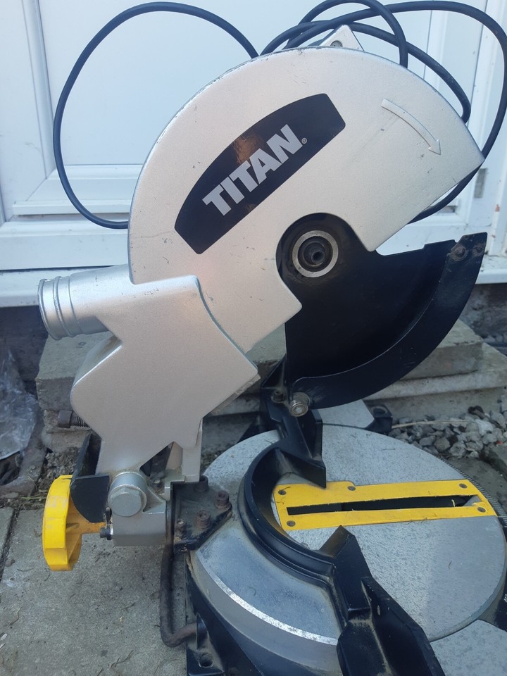 TITAN 10" COMPOUND MITRE SAW SF254 USED | eBay UK