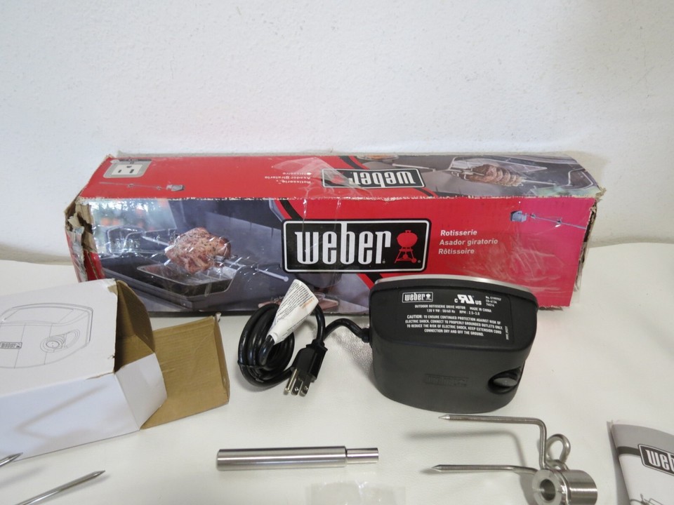 Weber 7659 Rotisserie For Spirit II 200/300, Spirit 200/300, & Spirit ...