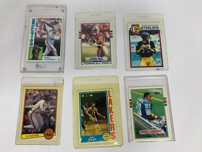Lot Of Vintage old Sports Trading Cards. Baseball, Basketball, Football ...