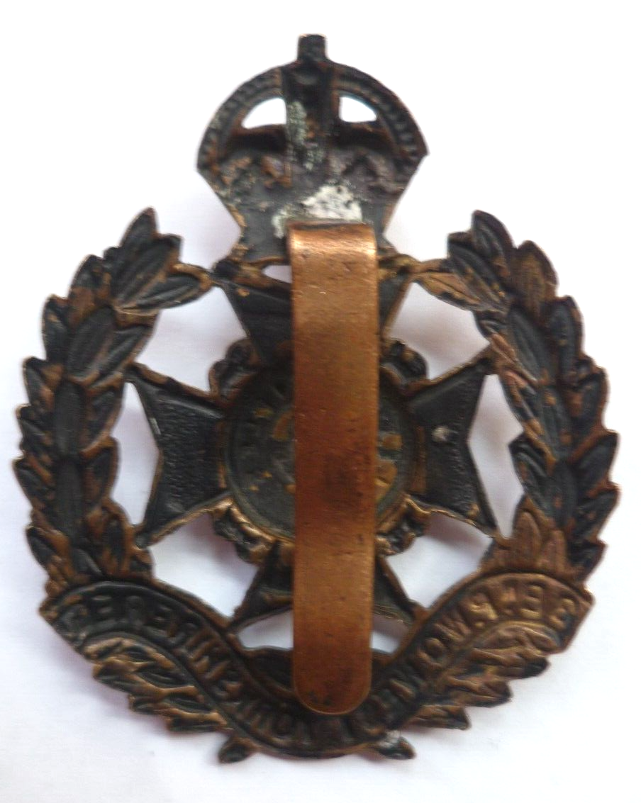 8th PWO West Yorkshire Regiment Leeds Rifle Cap Badge British Army ...