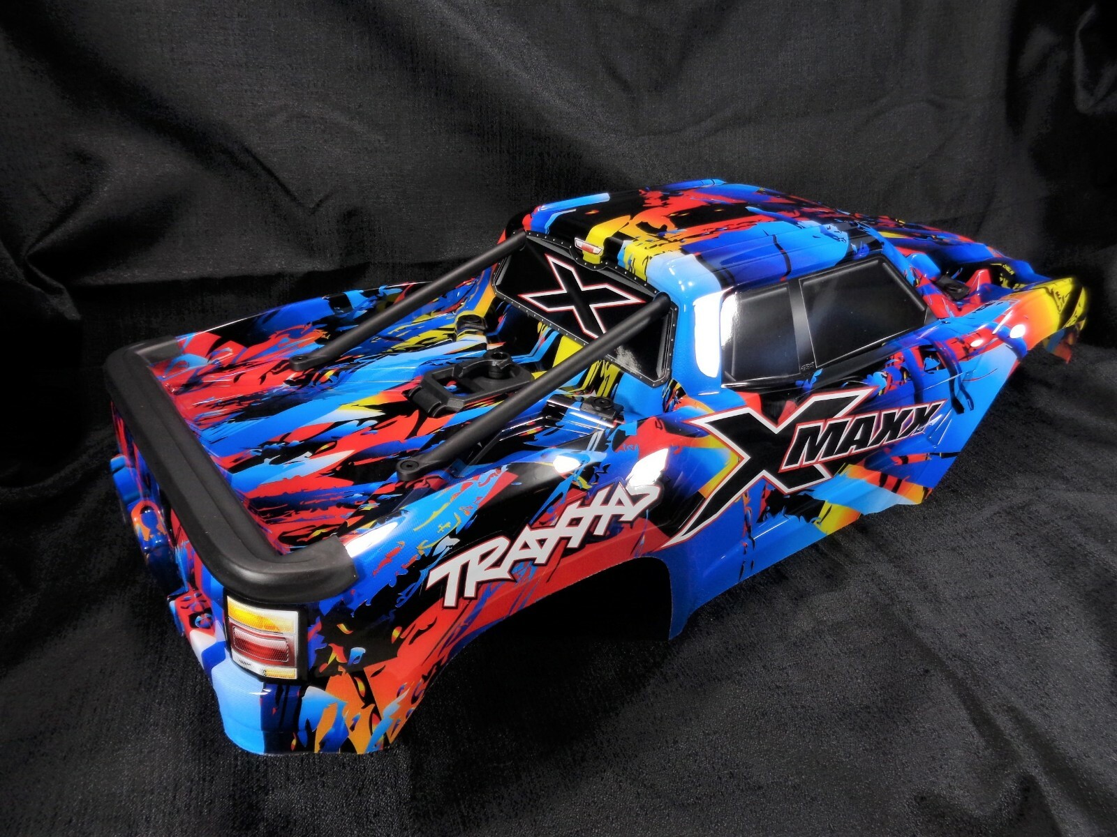 Traxxas X-Maxx 8s Rock N Roll Painted Body Shell Internal Mounts ...