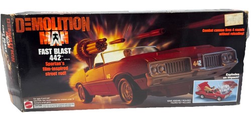 Original MATTEL #11153 DEMOLITION MAN FAST BLAST 442 W/ Box RARE MINT ...