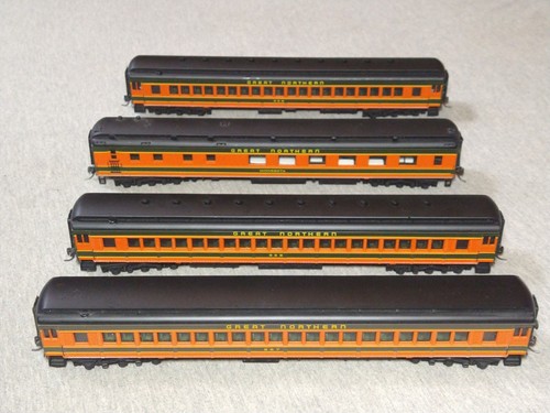Bachmann Spectrum HO Scale Great Northern 4 Car Passenger Set ~ TS | eBay