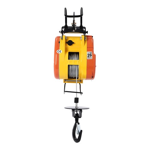 Electric Hoist Winch, 1300W 110V Portable Winch Crane with 500Lbs Lift ...