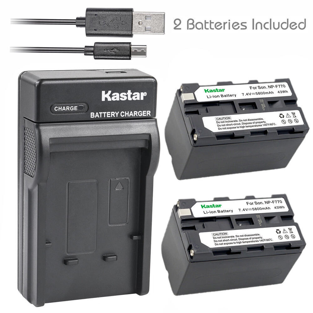 Kastar F770 Battery Charger Sony CCD-TRV93 TRV95 TRV98 TRV99 TRV101 ...