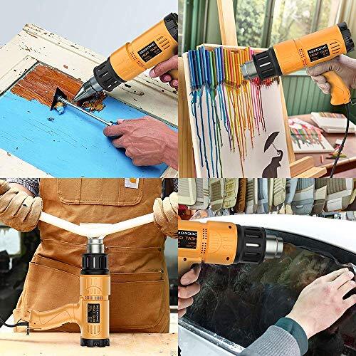 Heat Gun 1800w Heavy Duty Hot Air Gun Kit With Carry Case Variable ...