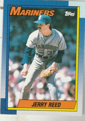 FREE SHIPPING-MINT-1990 Topps #247 Jerry Reed Mariners PLUS BONUS CARDS ...