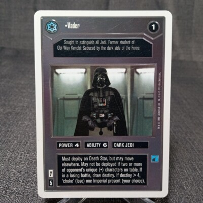 Vader - Premiere 2 Player WB - Star Wars CCG Customizeable Card Game ...