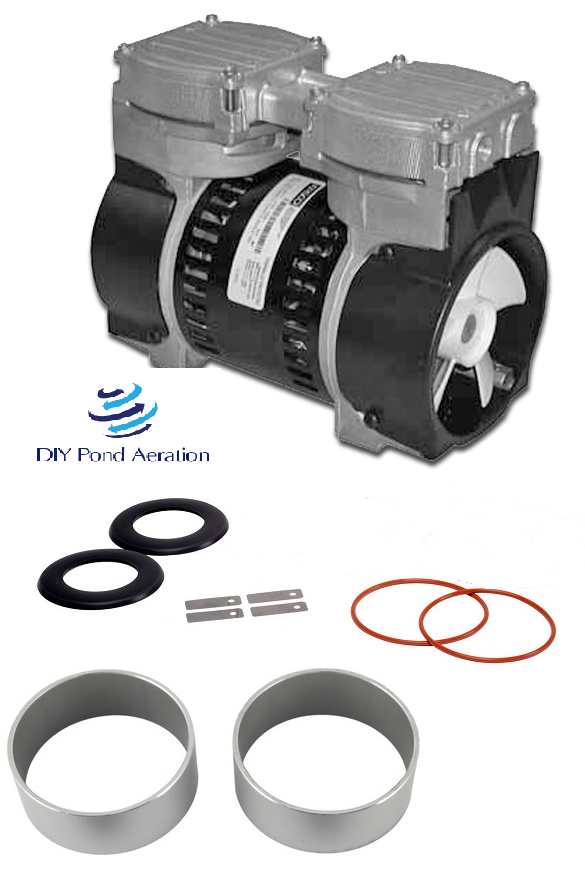 Whip Mix P100 Firelight Furnace Vacuum Pump Rebuild Kit 75R537-V183 ...