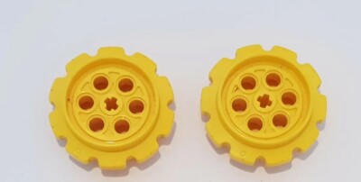 2 Lego Technic Antriebsrad Kettenrad gelb NEU 57519 | eBay.de