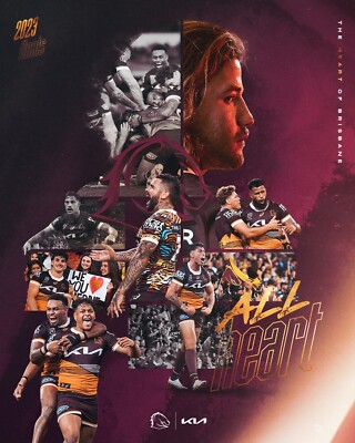 BIG 420mm BRISBANE BRONCOS NRL RUGBY TEAM PLAYER POSTER,BARGAIN | eBay