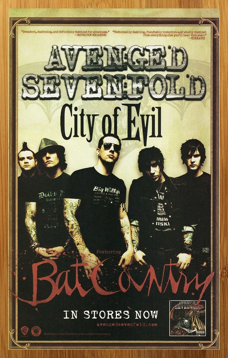 Avenged Sevenfold City Of Evil Album Art