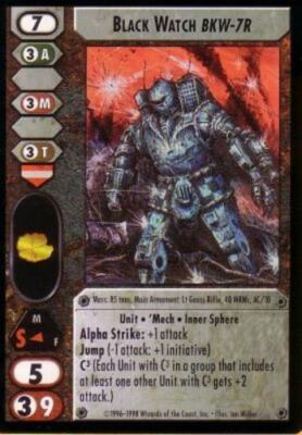 1x Black Watch (BKW-7R) - U Ungraded Crusade - Battletech | eBay
