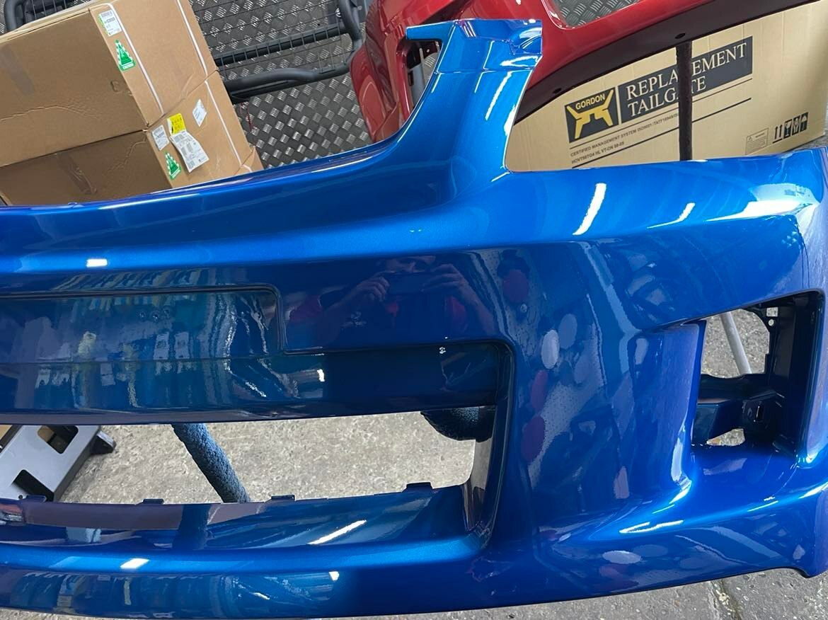 FRONT BUMPER BAR FOR HOLDEN COMMODORE VE SS SV6 SERIES 1 VOODOO BLUE ...