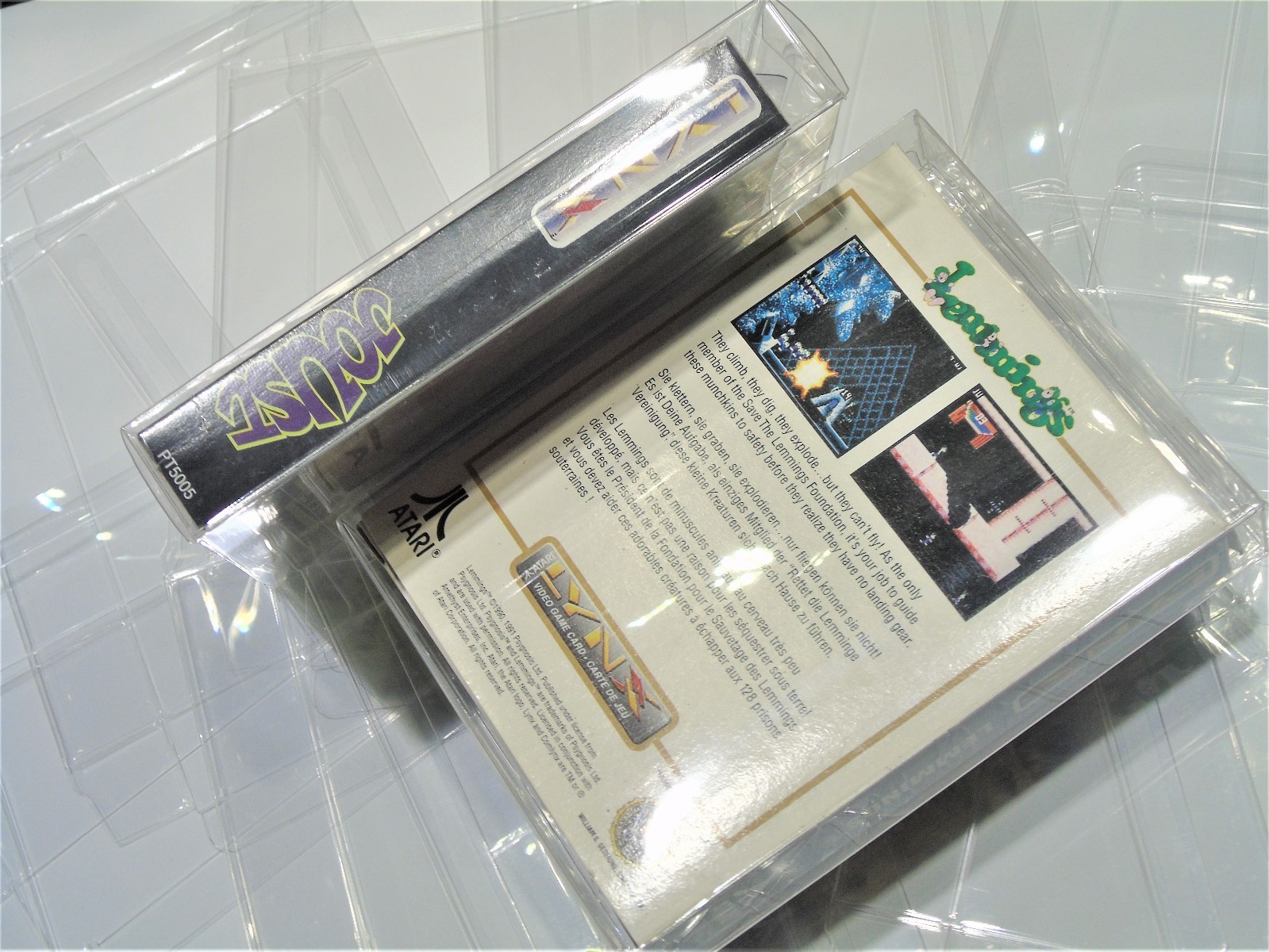 10 Atari LYNX Video Game Clear Case Cases Sleeve Box Protector ...