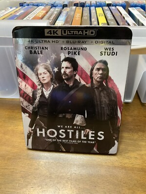 Hostiles (DVD, 2018, 4K Ultra HD Blu-ray/Blu-ray) with slipcover | eBay