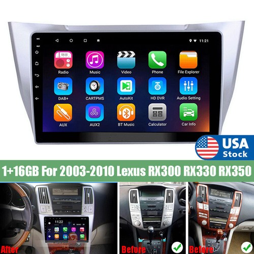 10.1" Android 10 Car Radio Stereo GPS Navi For Lexus RX300 RX330 RX350 ...