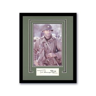 Tom Hanks "Saving Private Ryan" AUTOGRAPH Signed Photo Framed 11x14 ...