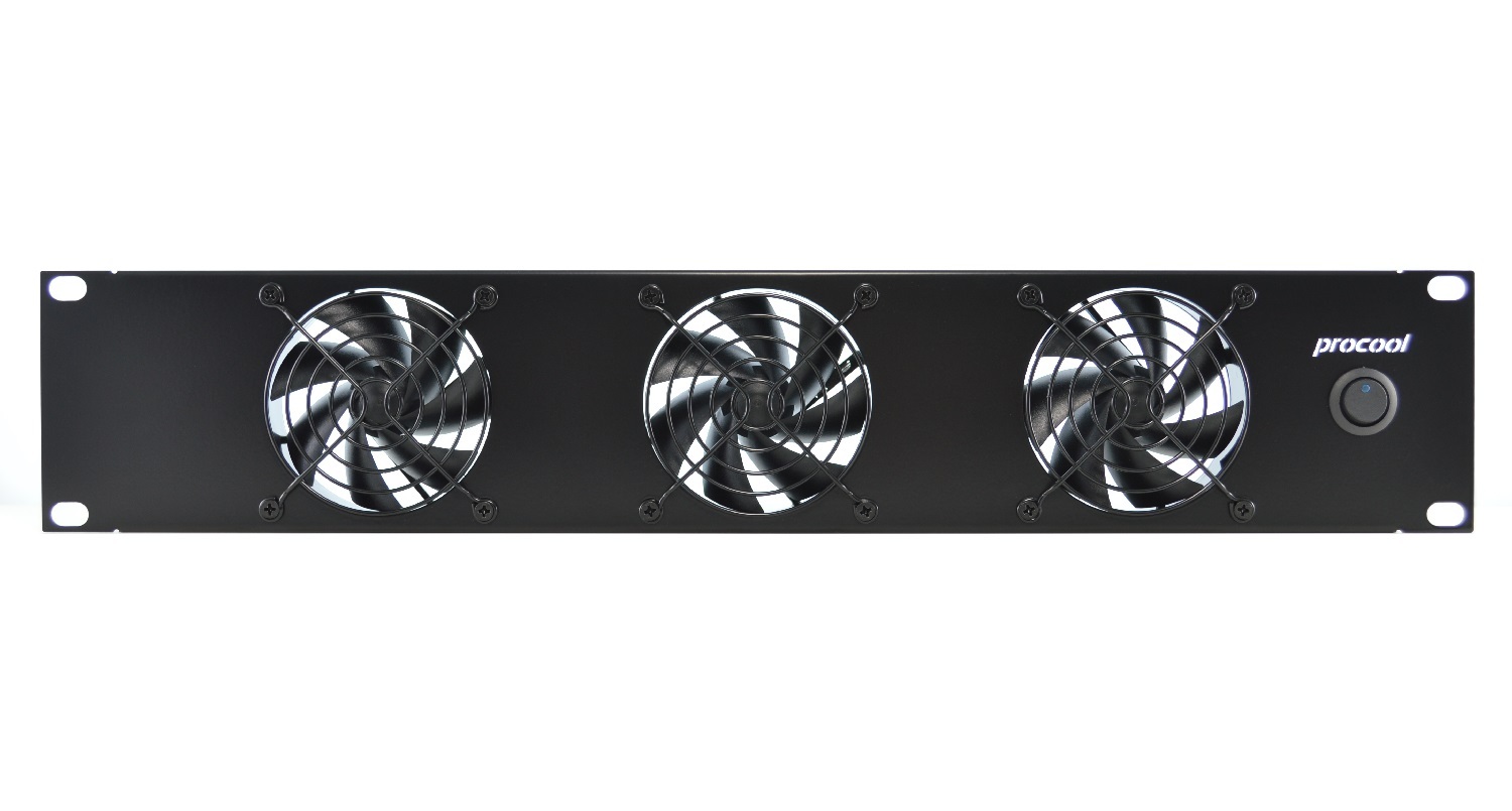 PROCOOL SXT380 Rack Mount Cooling Fan Silent AV Cooling | eBay