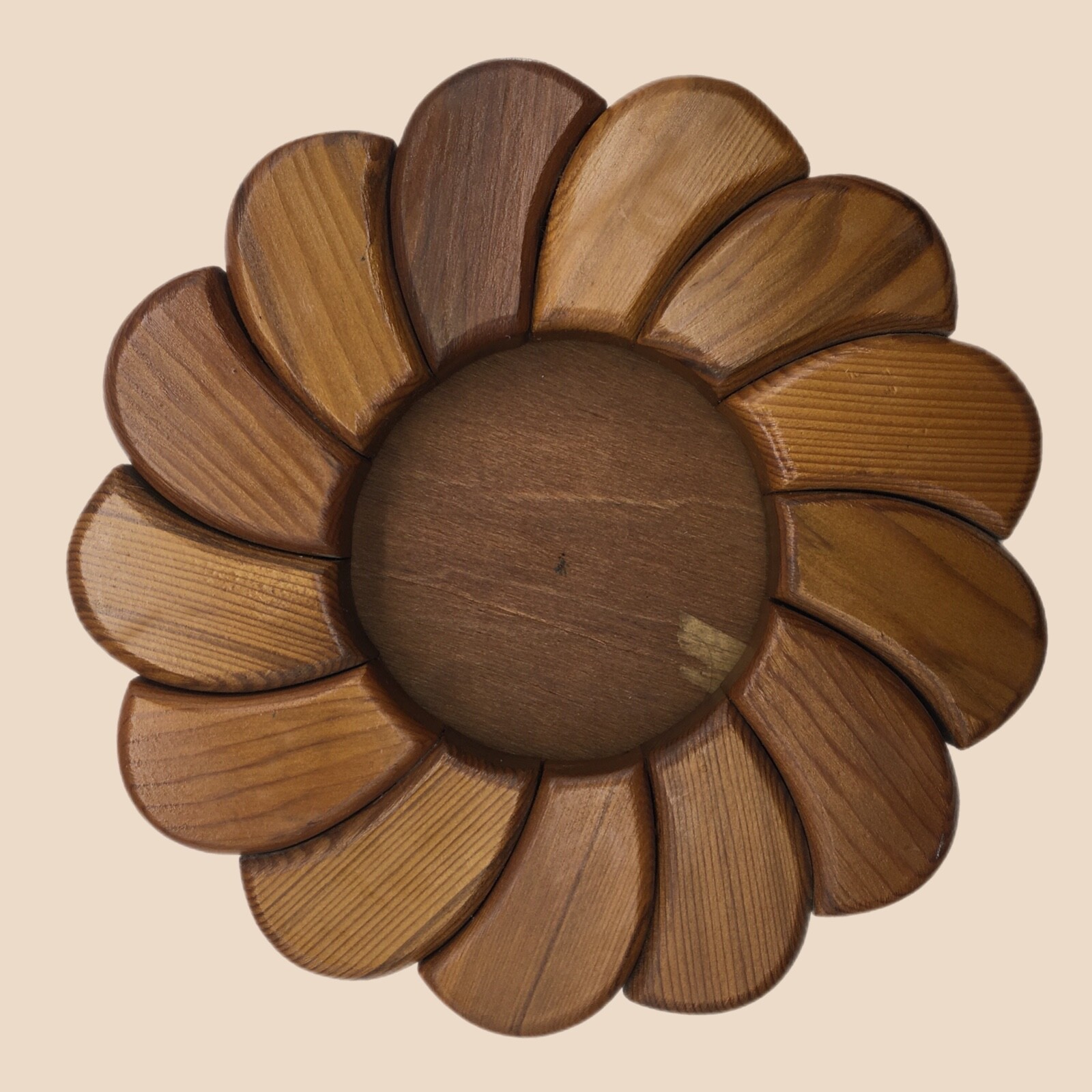 Vintage Wooden Petal Frame Hand Crafted Wall Hanging Artisan Made ...