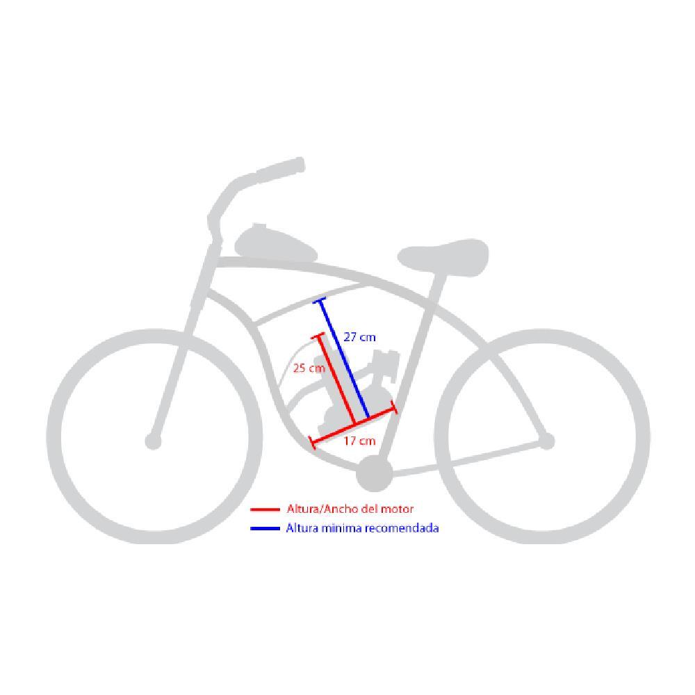 110cc BT110 Motorized Bicycle 2 stroke Powerful than BT100 Engine Kit ...