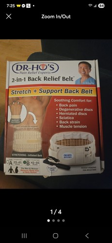 DR-HO's 2-in-1 Decompression Belt for Lower Back Pain Relief Size B, 42 ...