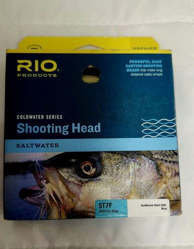 Rio Products Cold Water Outbound Shooting Head Saltwater Fly Line ST7F ...