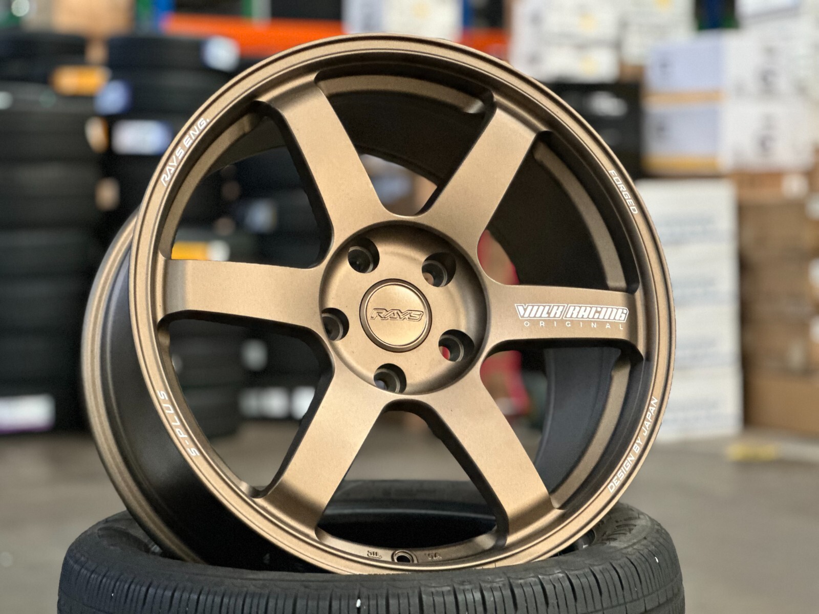 New 18x9.5 ET44 5x120 AOW TE37 SAGA S Plus BRONZE Wheel CIVIC TYPE R ...