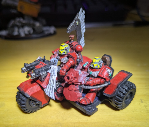 40k Blood Angels Attack Bike | eBay