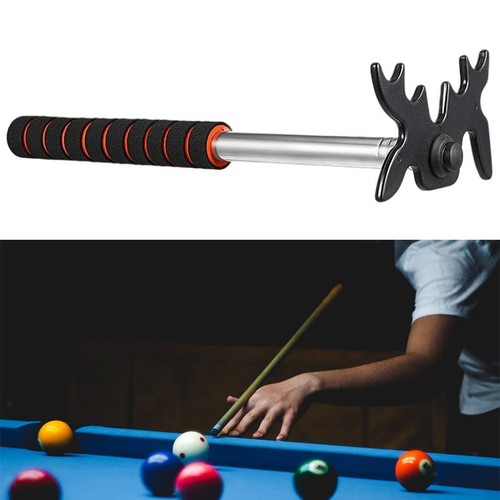 Billiards Pool Cue Stick with Removable Plastic Bridge Head for Game ...