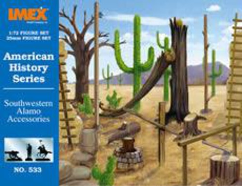 Imex Alamo Accessory Set - Plastic Model Alamo Diorama Kit - 1/72 Scale ...