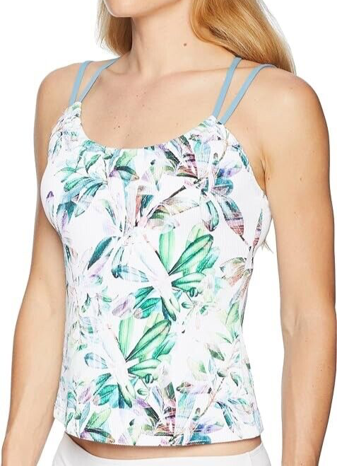 Next Womens Third Eye 4 Shirr Tankini Swim Top Multicolor Size XS | eBay