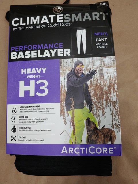 Climatesmart Black H3 Heavyweight Arcticore Base Layer Pants Men XXL 2x ...