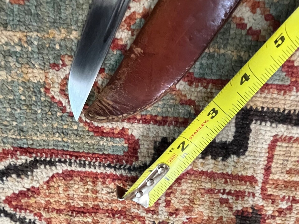 Vintage WESTERN L 77 U.S.A. Sheath Fixed Blade Knife Boul. CO USA ...