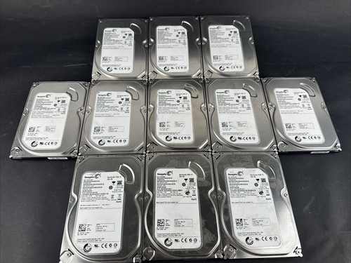 Lot Of 11 Seagate Barracuda 250GB Cache SATA 3.5 Hard Drive ST3250312AS ...