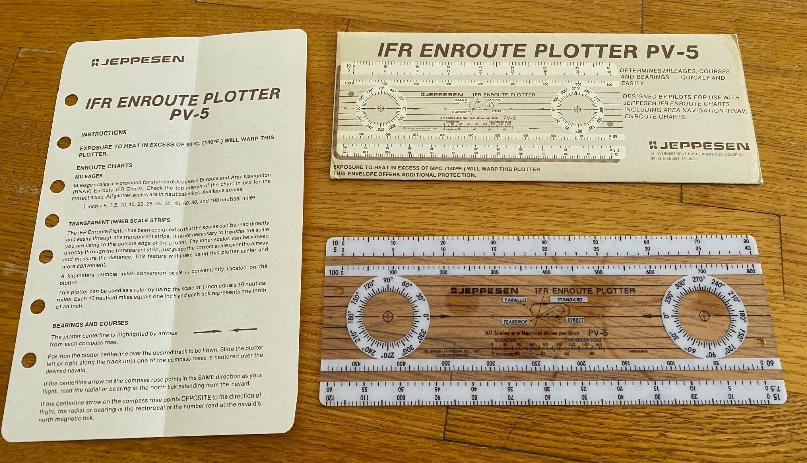 JEPPESEN IFR ENROUTE PLOTTER model # PV-5 | eBay