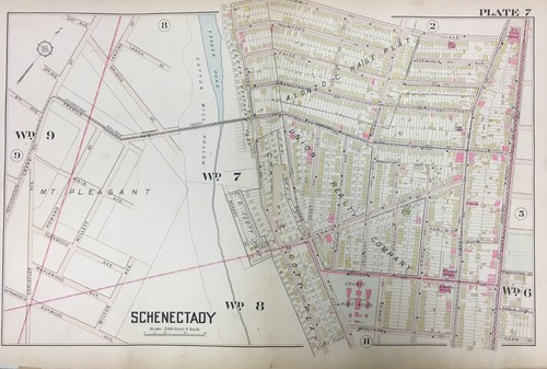 1905 VALE - HAMILTON HILL SCHENECTADY NY COUNTY ALMS HOUSE NYS ARMORY ...