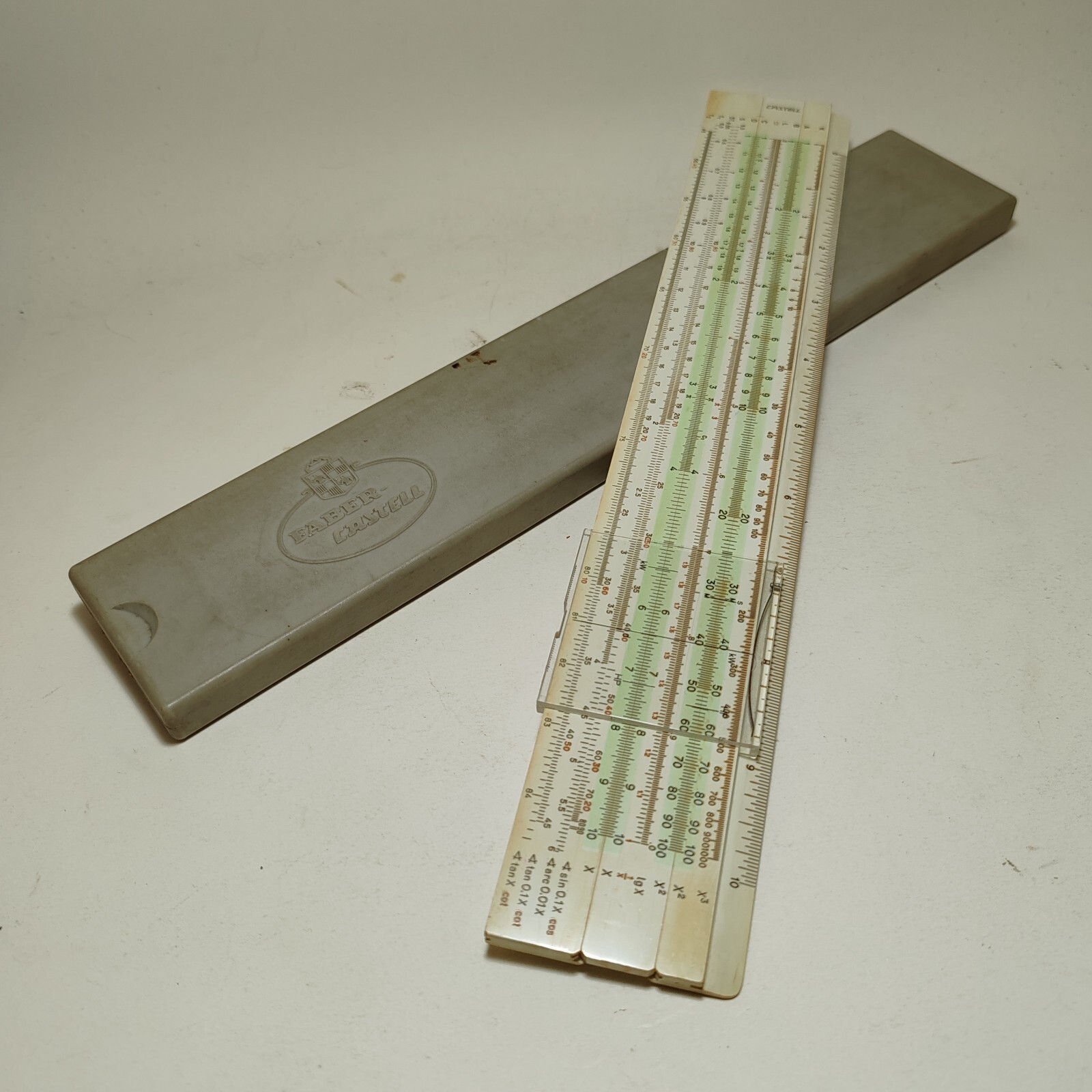 Vintage Faber Castell 57/88 Students Advanced Rietz Model Slide Rule ...