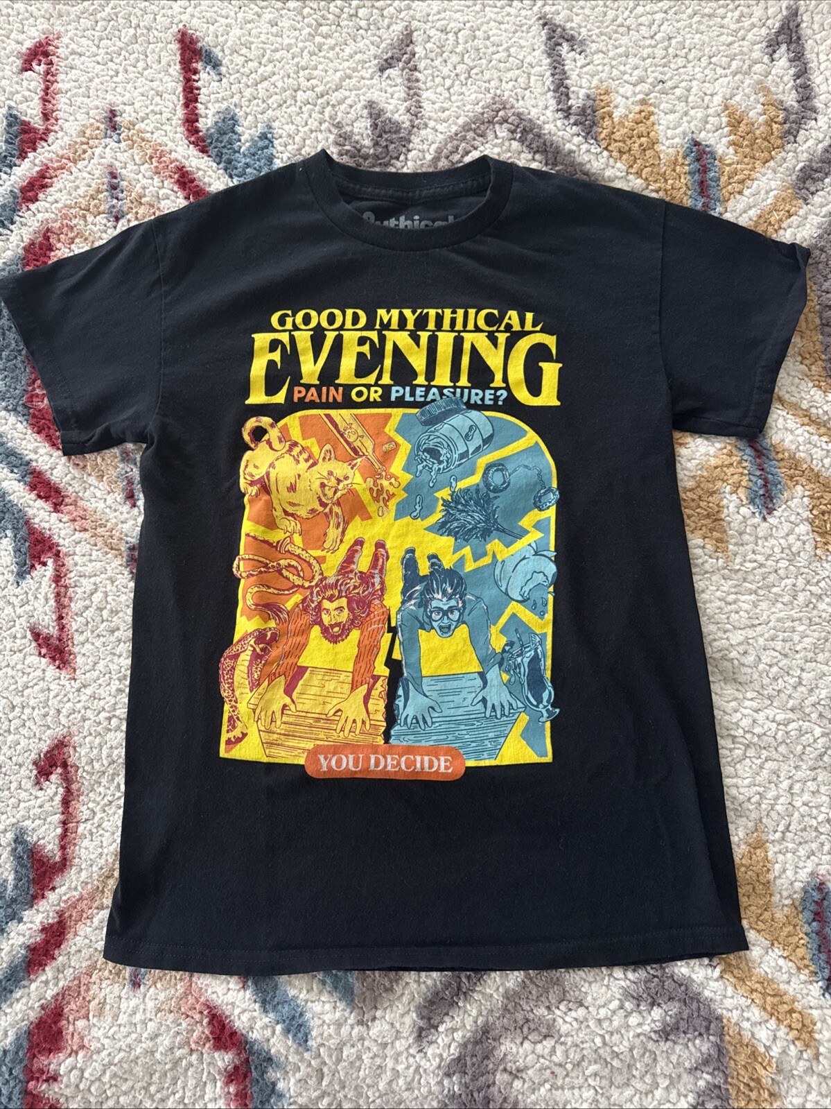 Good Mythical Evening T Shirt Mens S Small Black good mythical morning ...
