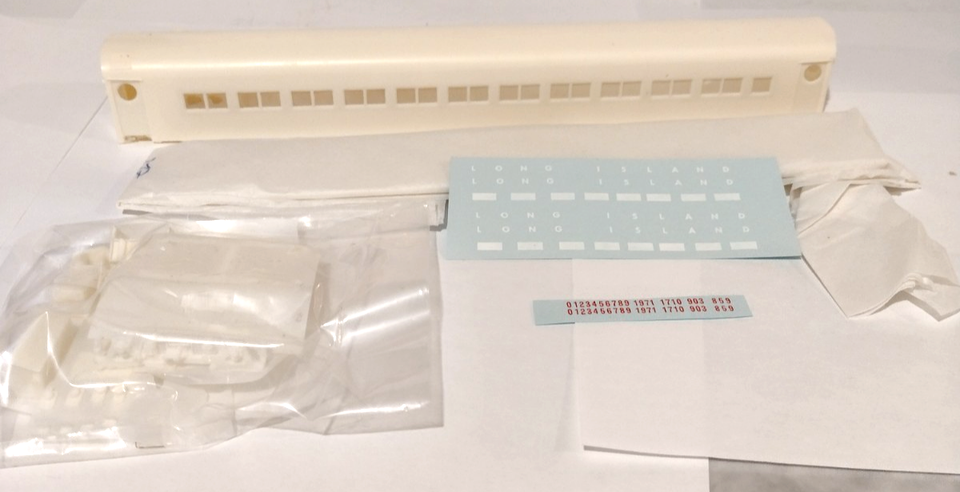HO Scale Funaro & Camerlengo 6380 LIRR P-72 Coach resin kit | eBay