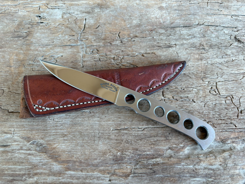 CUSTOM VINTAGE 1981 MARK H. ROPER KNIFE AND SHEATH WITH CATALOG ...